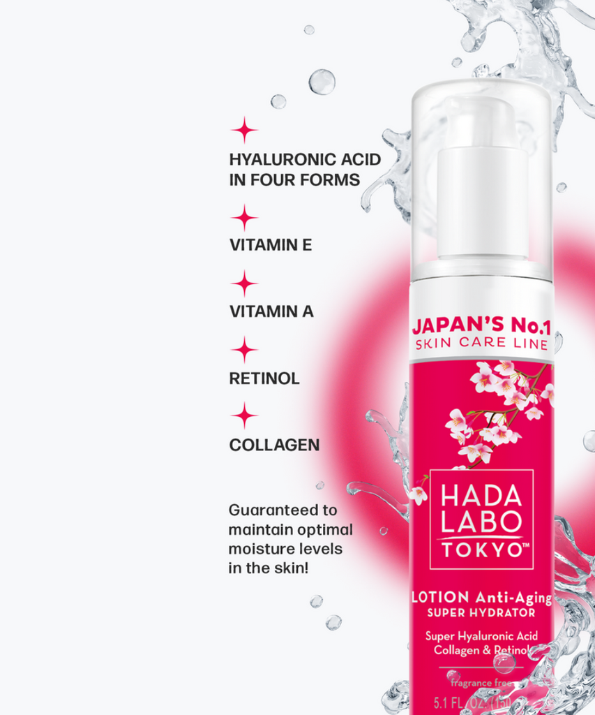 HADA LABO TOKYO Red - Lotion Anti-aging Super Hydrator 150 ml – NIASHA